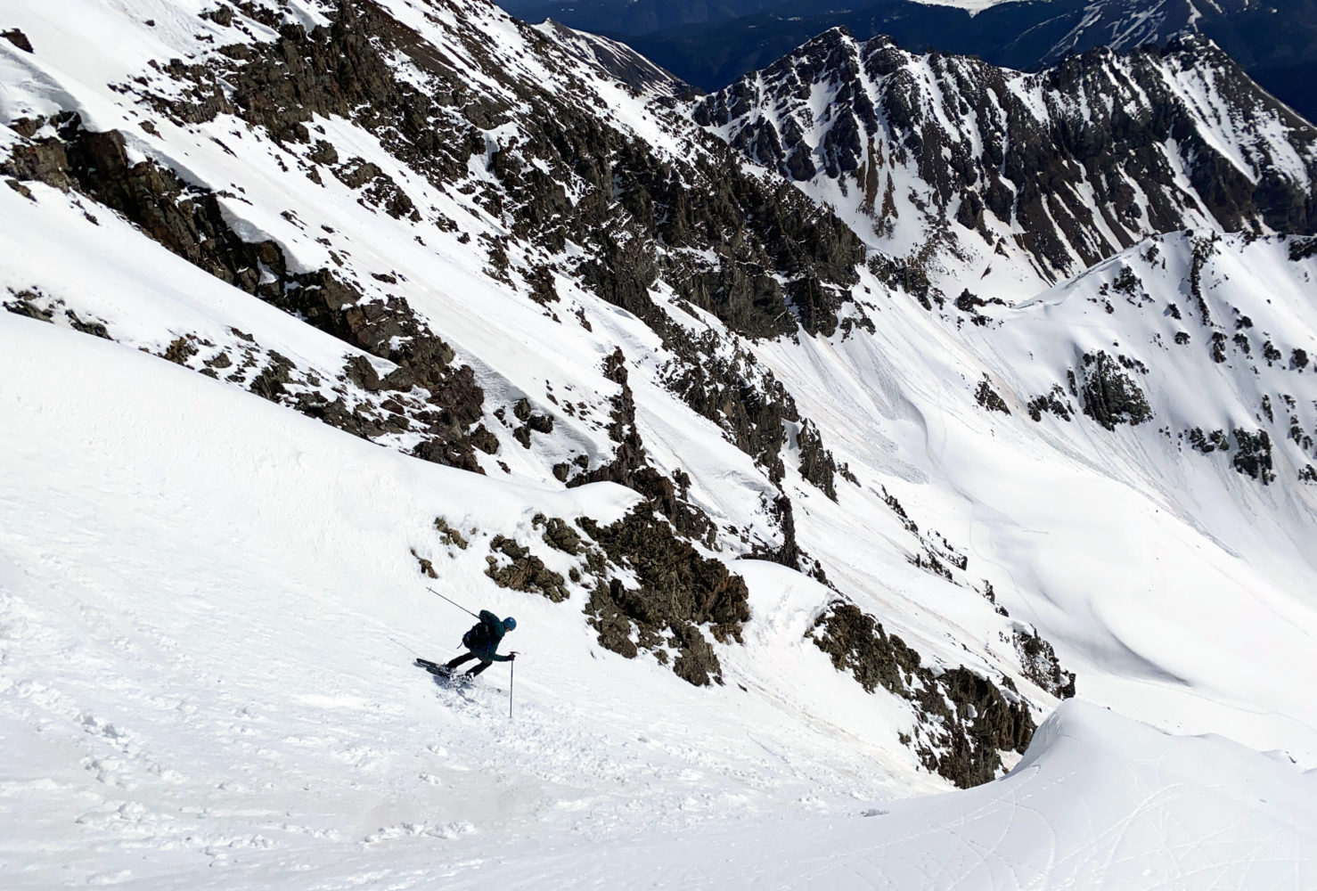Castle Peak East Face Ski | Exploring the Rockies