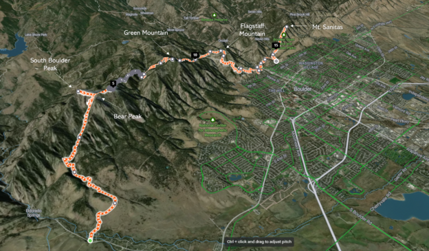 Boulder Skyline Traverse Trail Run | Exploring the Rockies