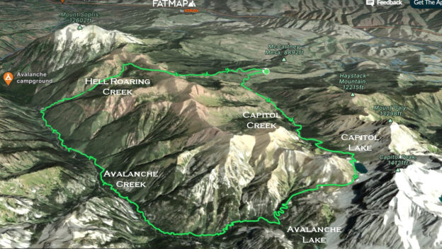Capitol to Hell Roaring Loop | Exploring the Rockies